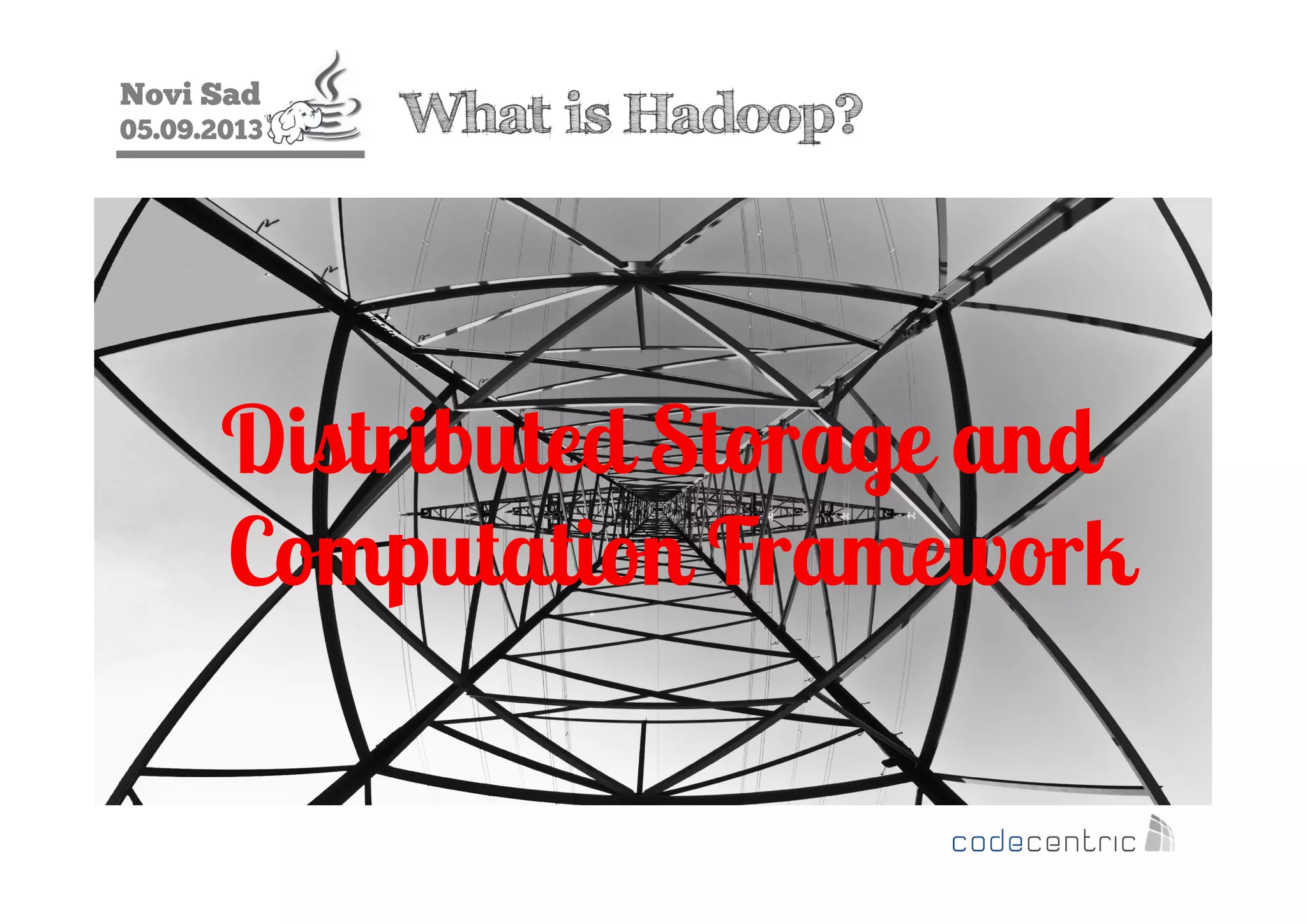 Introduction to the Hadoop Ecosystem with Hadoop 2.0 aka YARN (Java Serbia Edition) | PDF ...