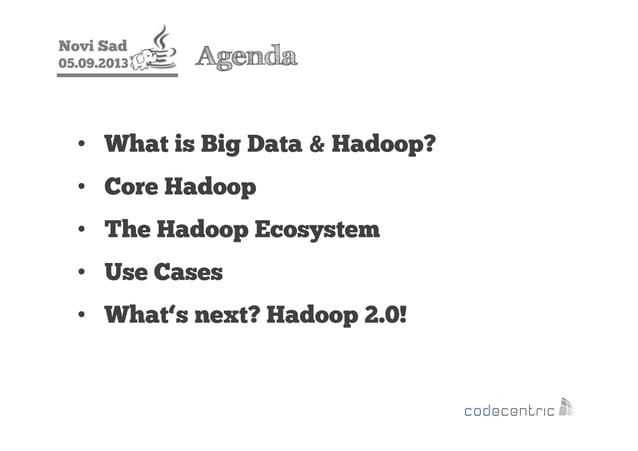 Introduction to the Hadoop Ecosystem with Hadoop 2.0 aka YARN (Java Serbia Edition) | PDF ...
