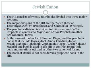Introduction to the Hebrew Bible | PDF