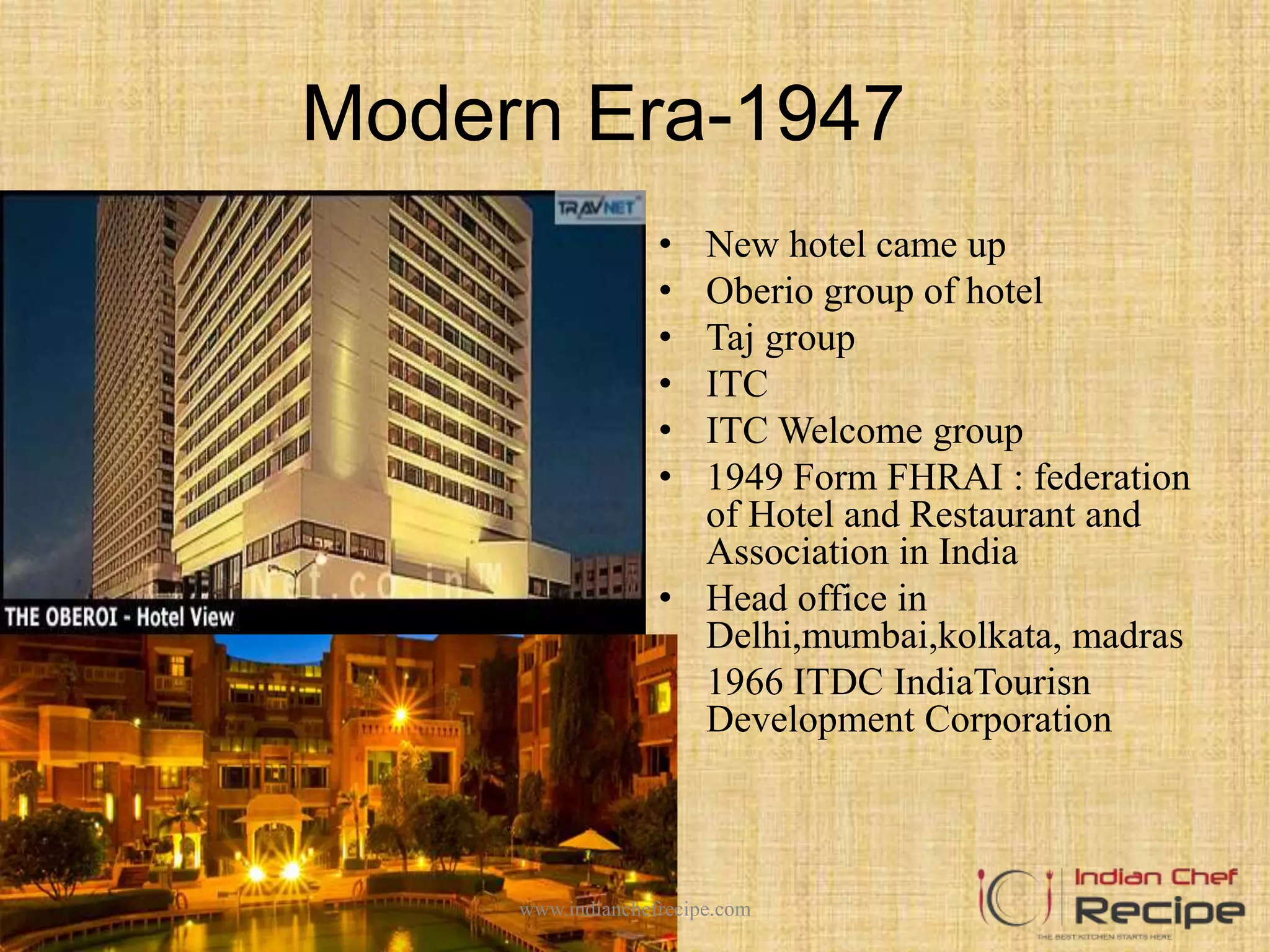 INTRODUCTION TO THE HOSPITALITY INDUSTRY | PPTX