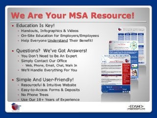 The Idaho MSA for Individuals & Employees | PPT