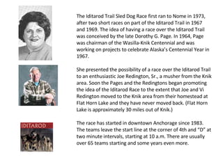 Introduction To The Iditarod | PPT