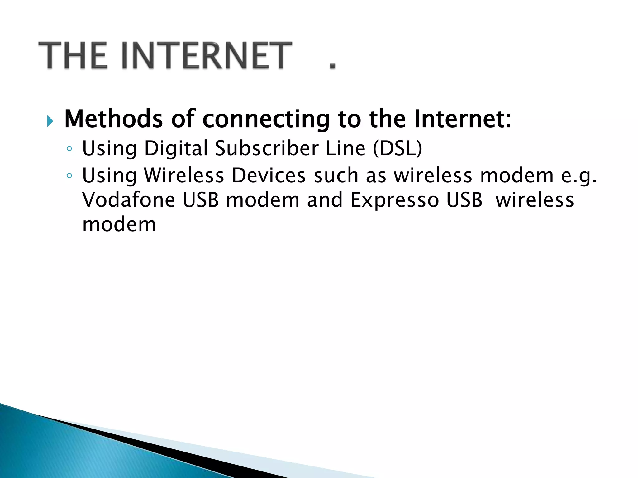 Introduction to the Internet | PPTX | Internet for Beginners | Internet