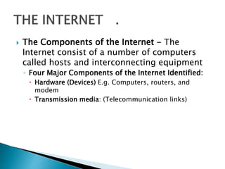 Introduction to the Internet | PPTX