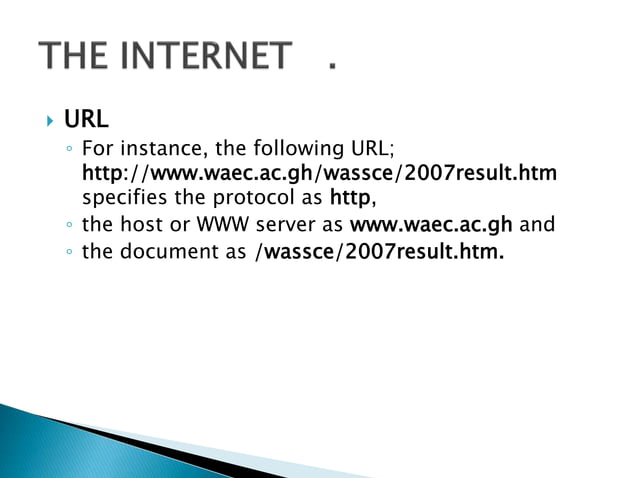 Introduction to the Internet | PPTX | Internet for Beginners | Internet