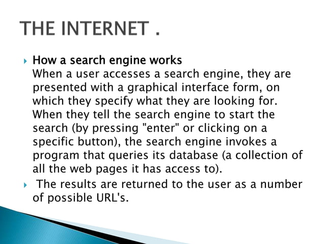 Introduction to the Internet | PPTX | Internet for Beginners | Internet