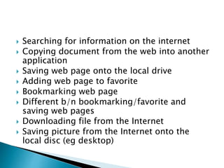 Introduction to the Internet | PPTX