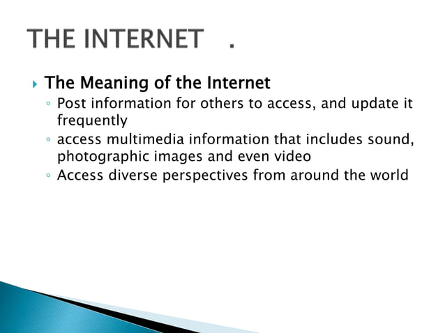 Introduction to the Internet | PPTX | Internet for Beginners | Internet
