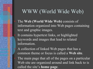 Introduction to the internet | PPT