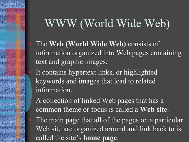 Introduction to the internet | PPT