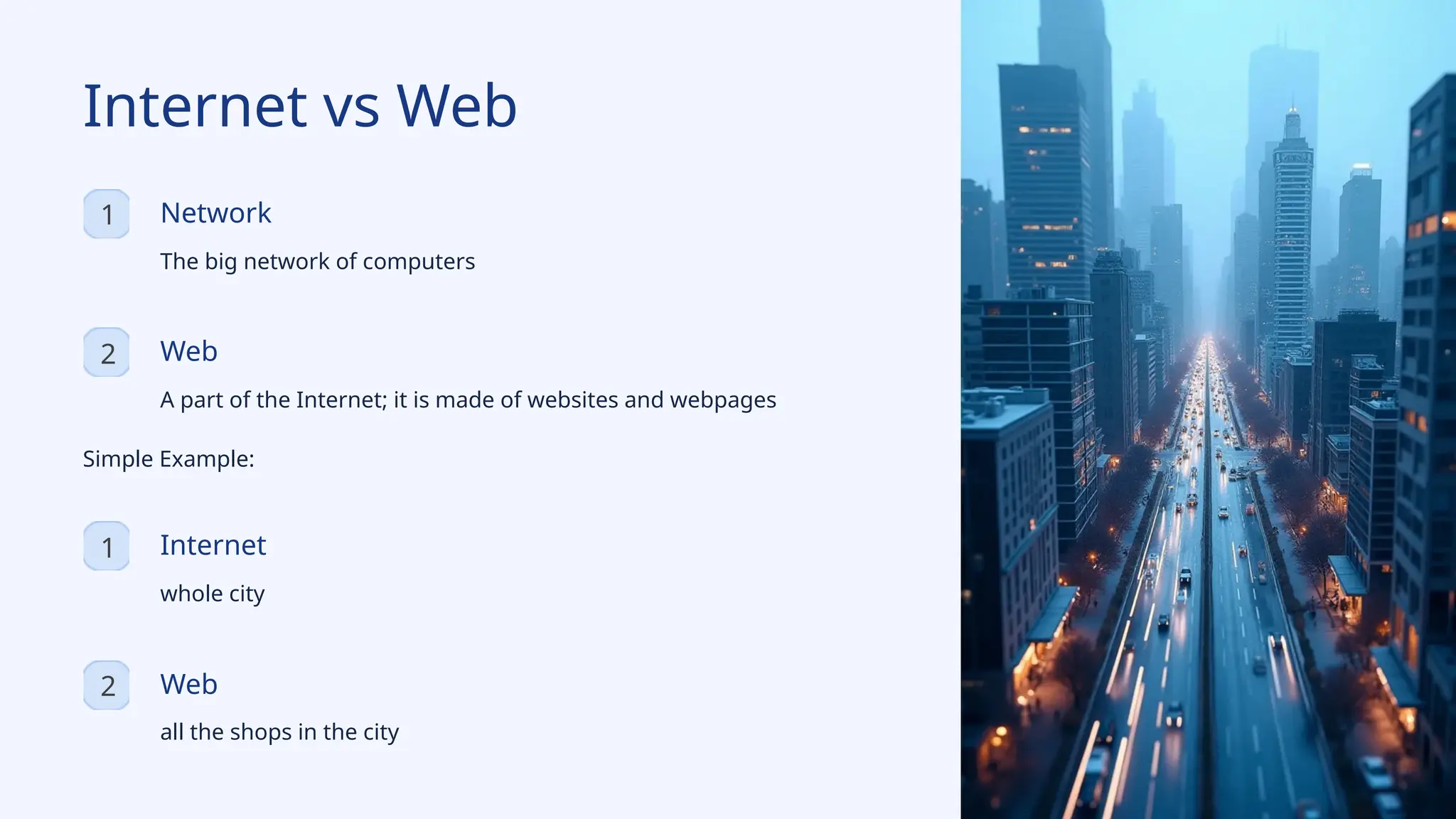Introduction to the Internet and its application | PPTX