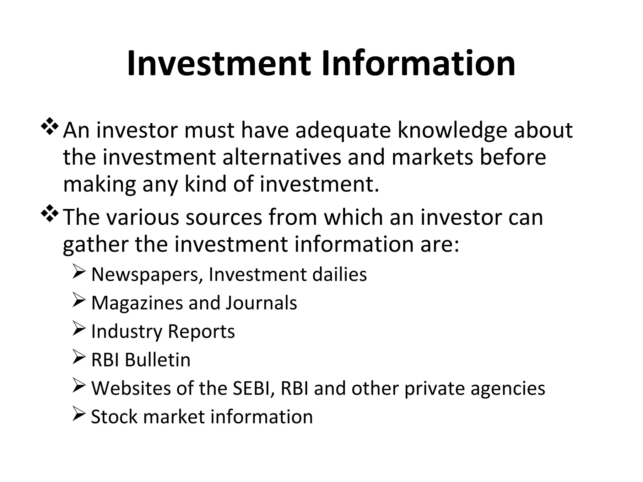 investment | PPT