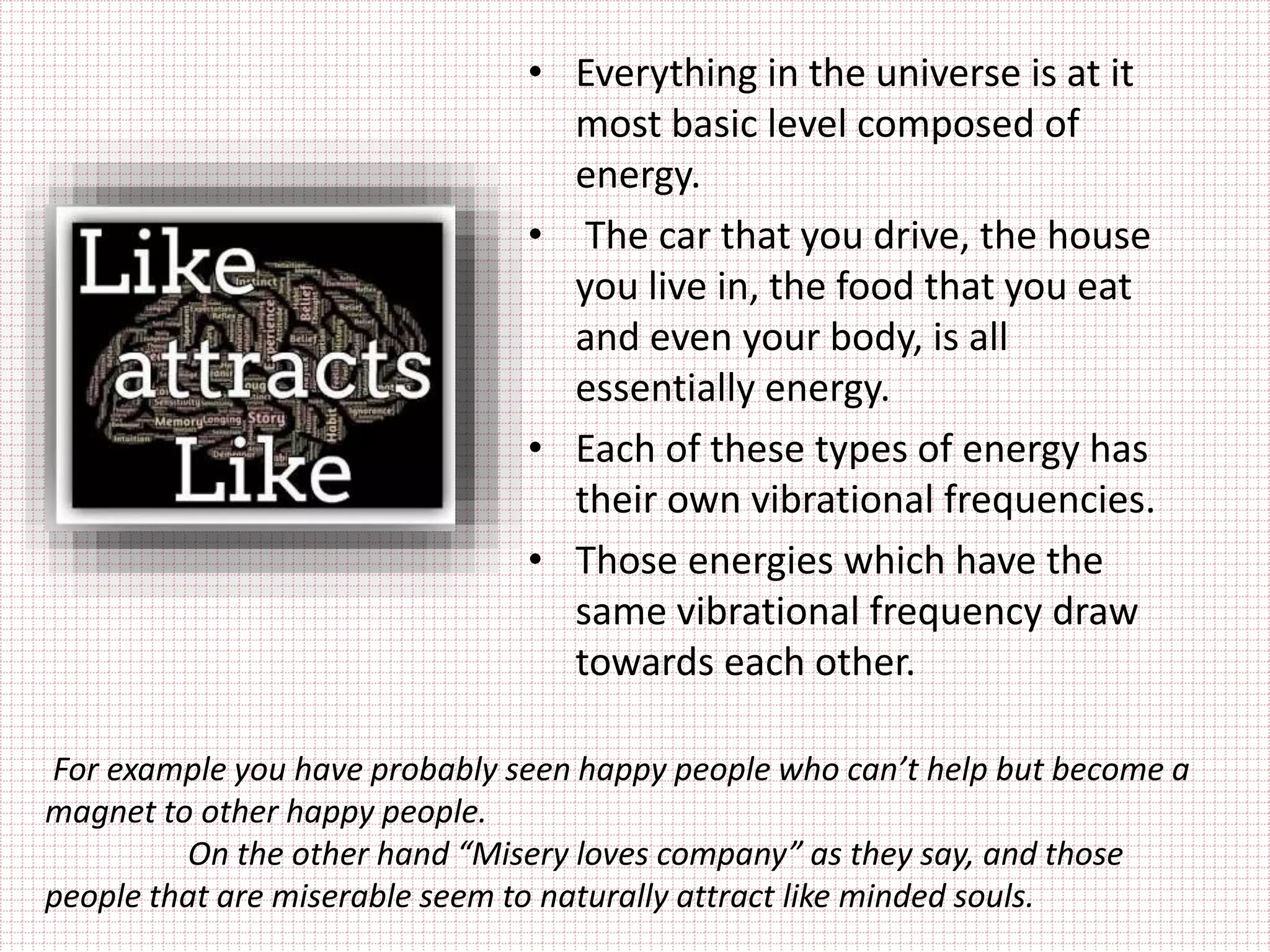 Introduction to the law of attraction | PPTX