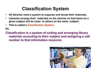 Introduction to the library of congress classification system aziz el ...