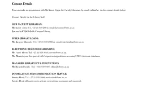 Introduction to the Library's Research Support Services | PPT