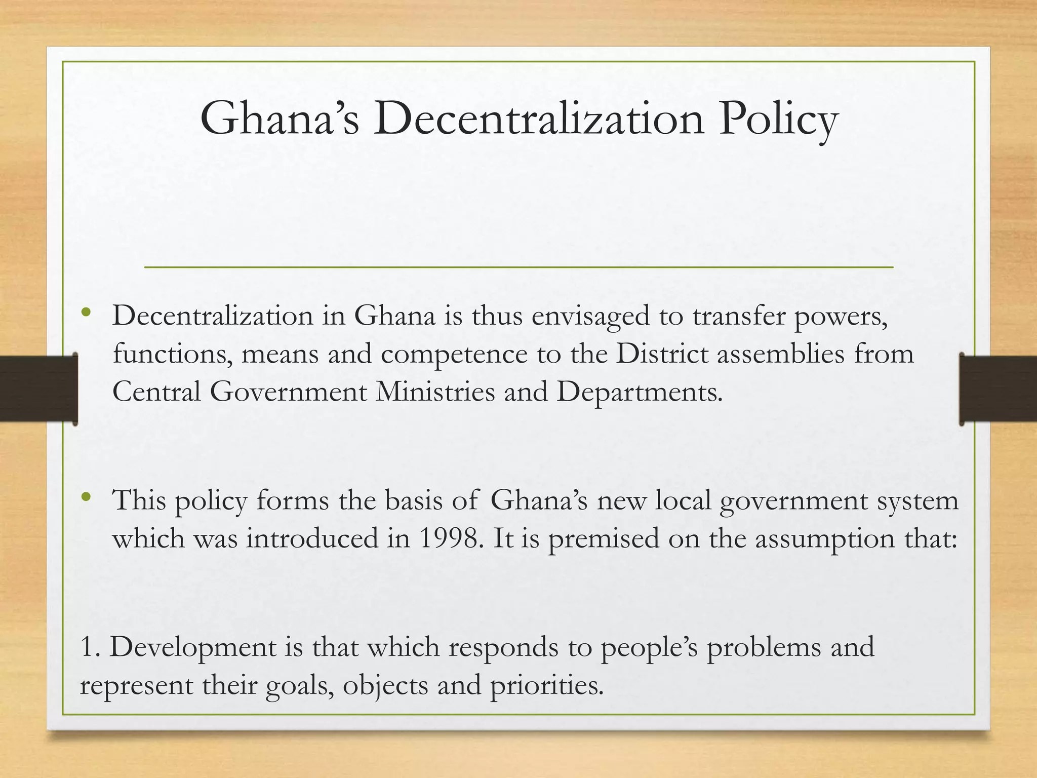 Introduction to the Local Government System of Ghana - Test ...