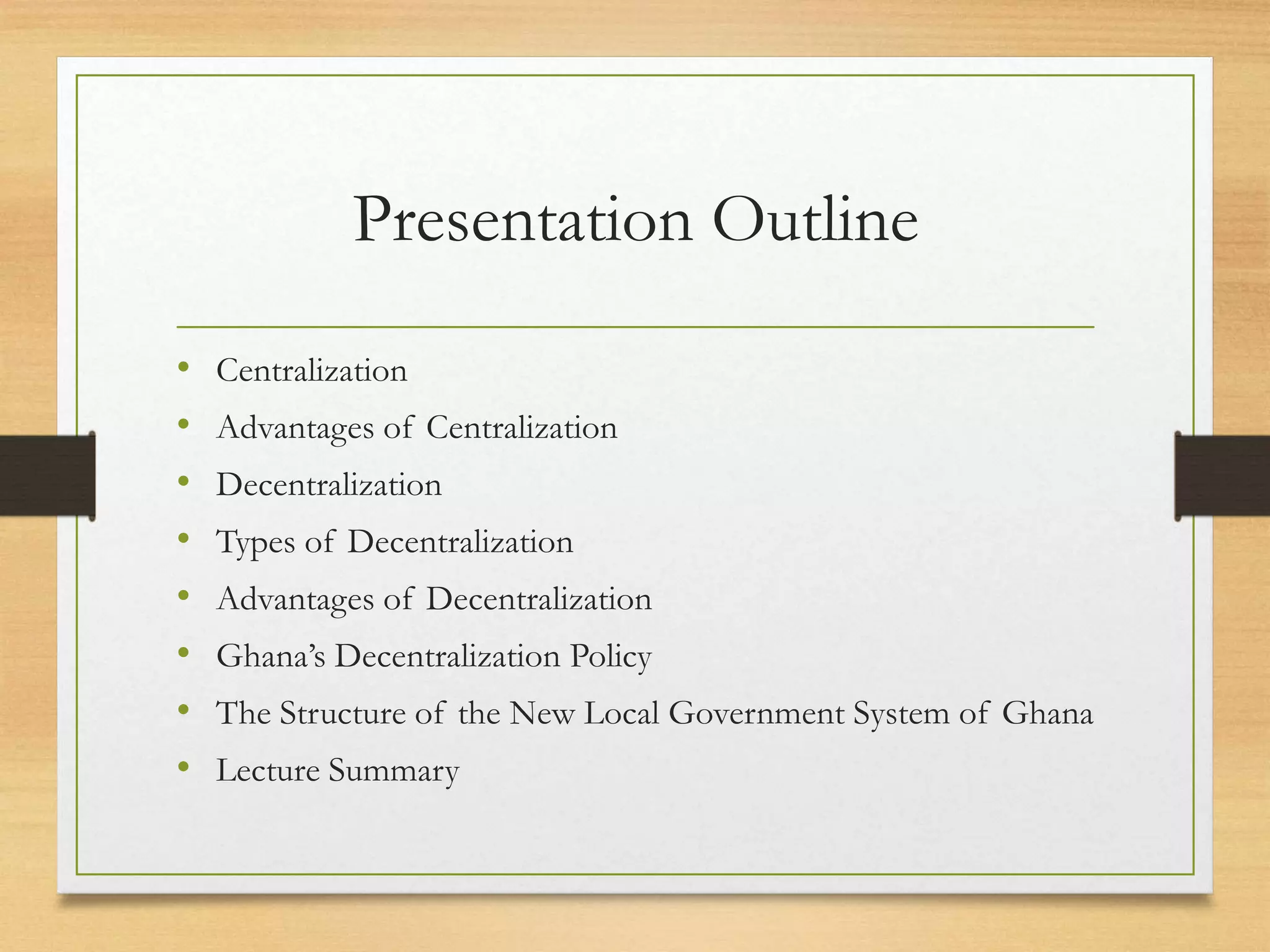 Introduction to the Local Government System of Ghana - Test ...