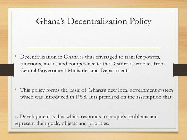 Introduction to the Local Government System of Ghana - Test ...