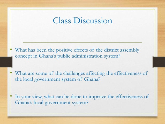 Introduction to the Local Government System of Ghana - Test ...