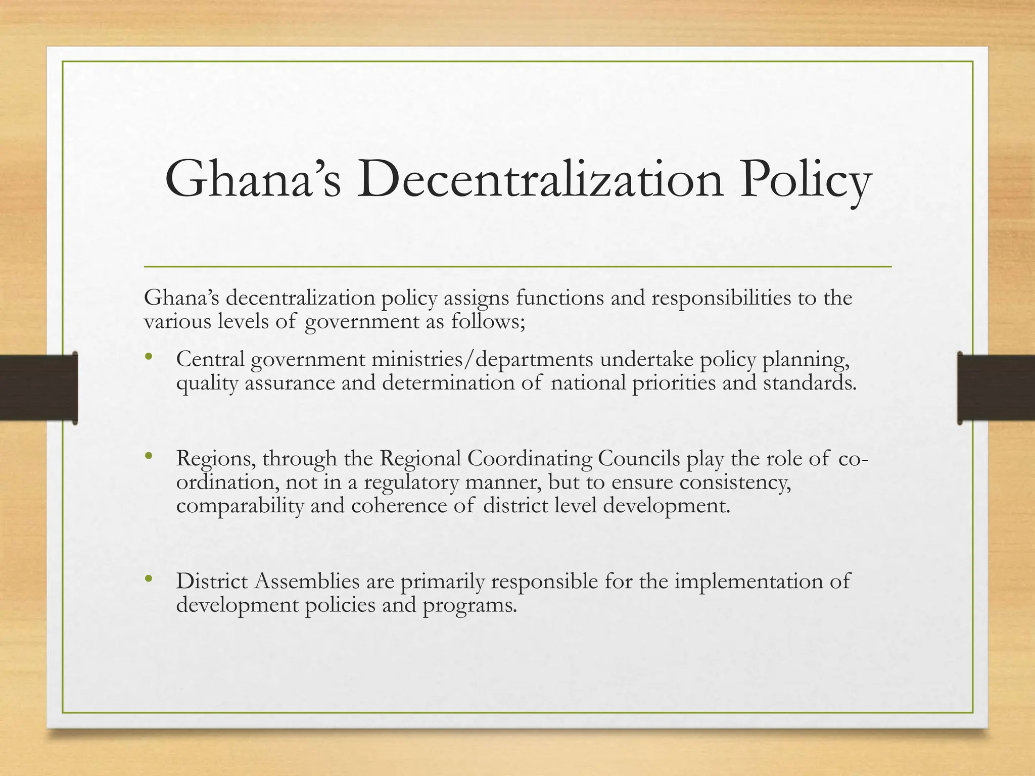 Introduction to the Local Government System of Ghana - Test ...
