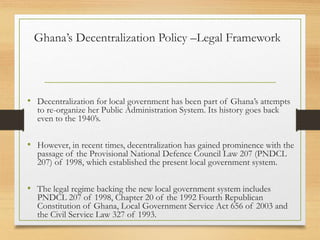 Introduction to the Local Government System of Ghana - Test ...