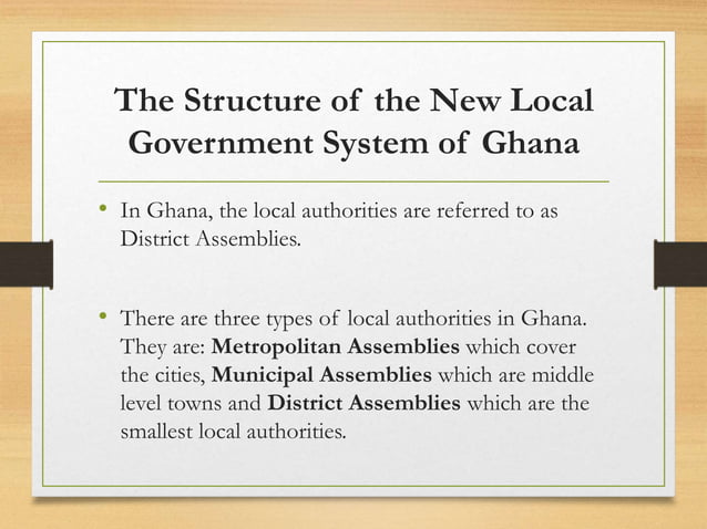 Introduction to the Local Government System of Ghana - Test ...