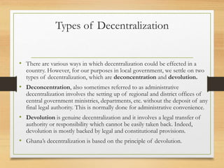 Introduction to the Local Government System of Ghana - Test ...