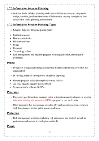 Introduction to the management of information security | PDF