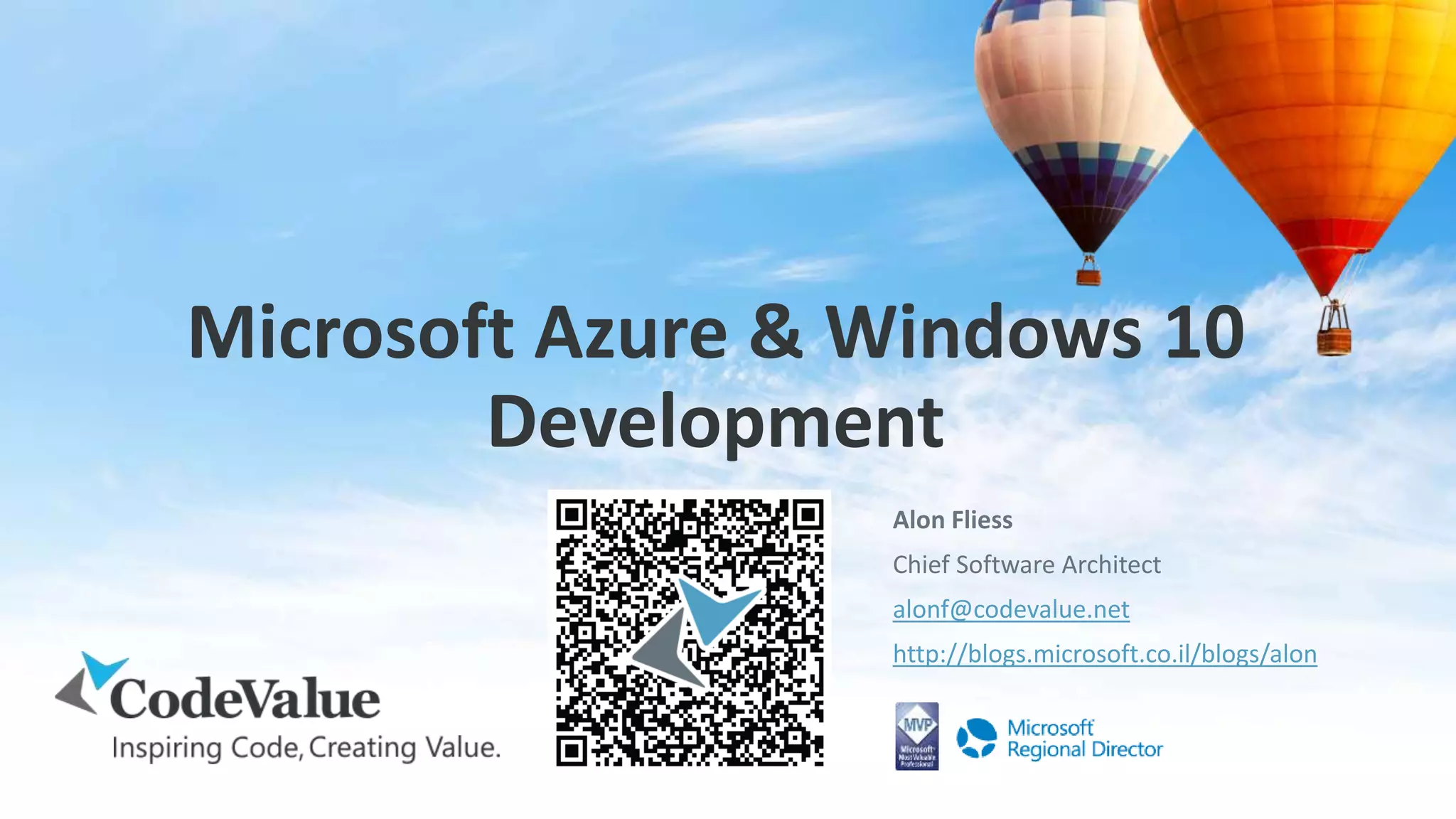Introduction To The Microsoft Azure Cloudpptx Computer Software And