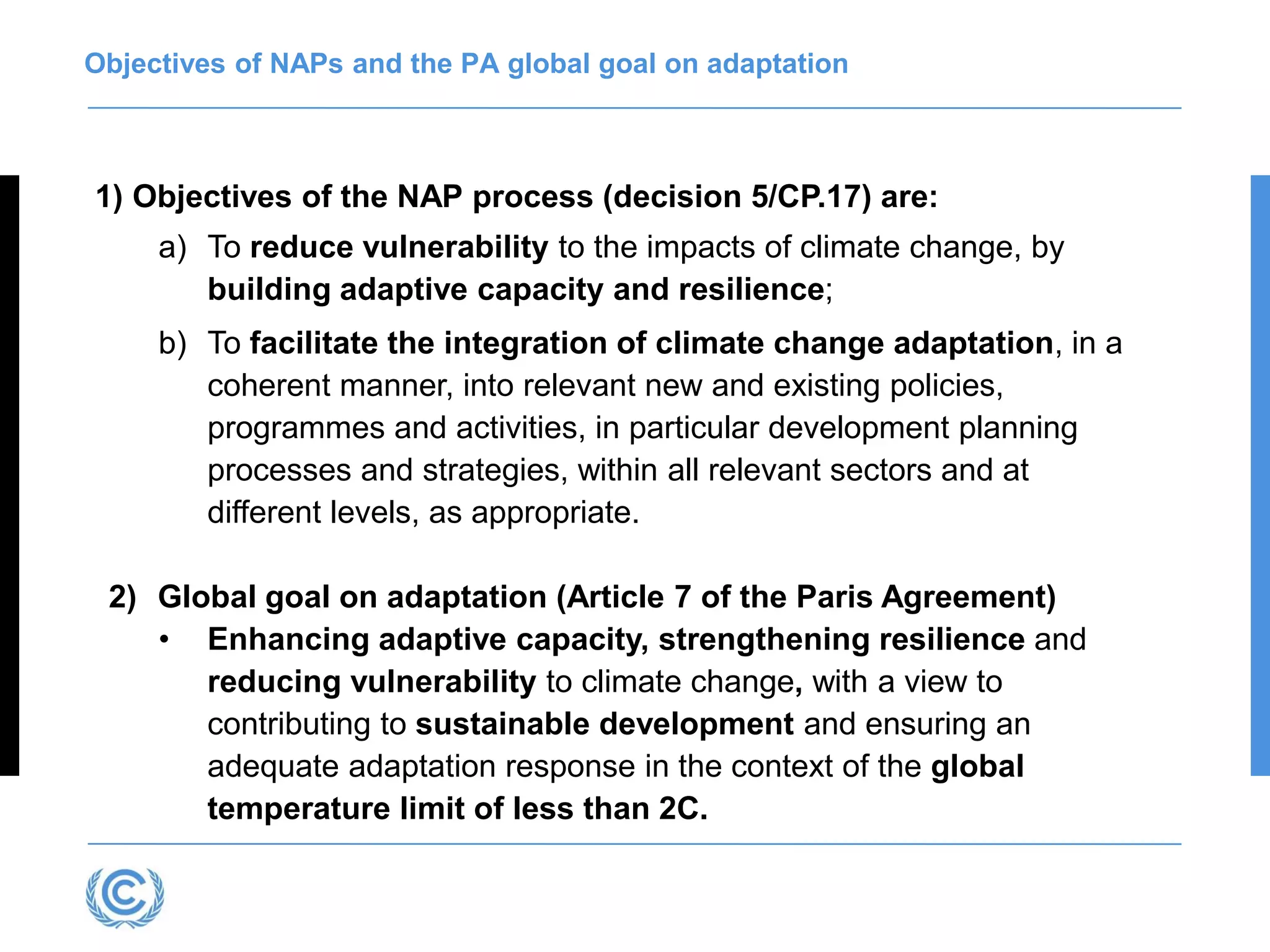 The National Adaptation Plan | PDF