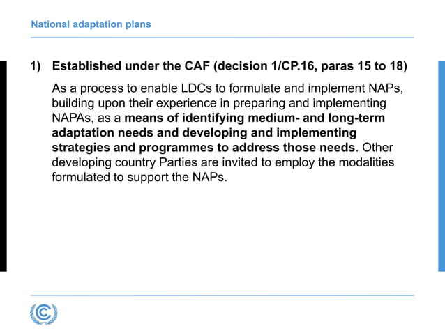 The National Adaptation Plan | PDF | Environment | Science