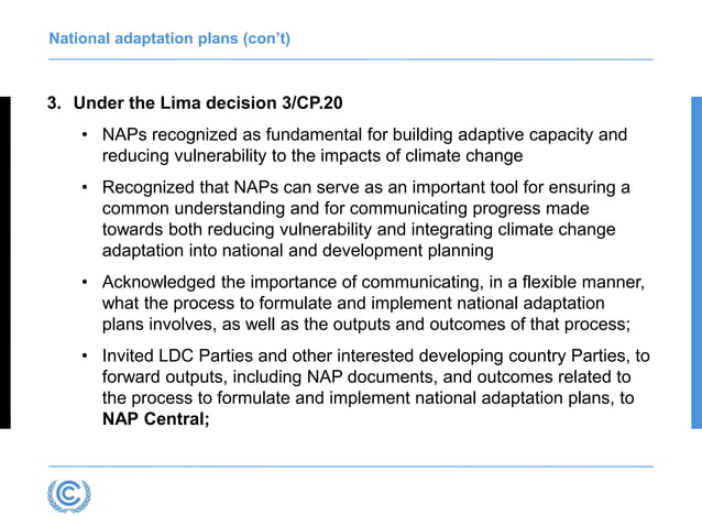 The National Adaptation Plan | PDF | Environment | Science