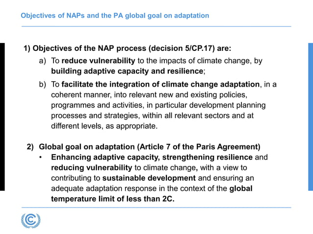 The National Adaptation Plan | PDF | Environment | Science