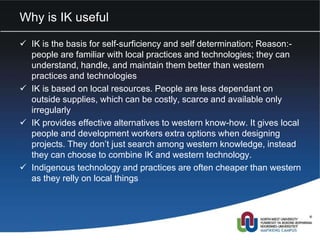 Introduction to the nature and patterns of iks | PPTX