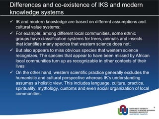 Introduction to the nature and patterns of iks | PPTX