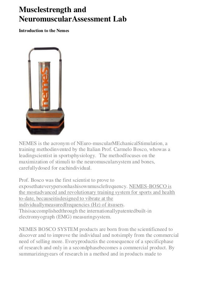 Introduction to the nemes