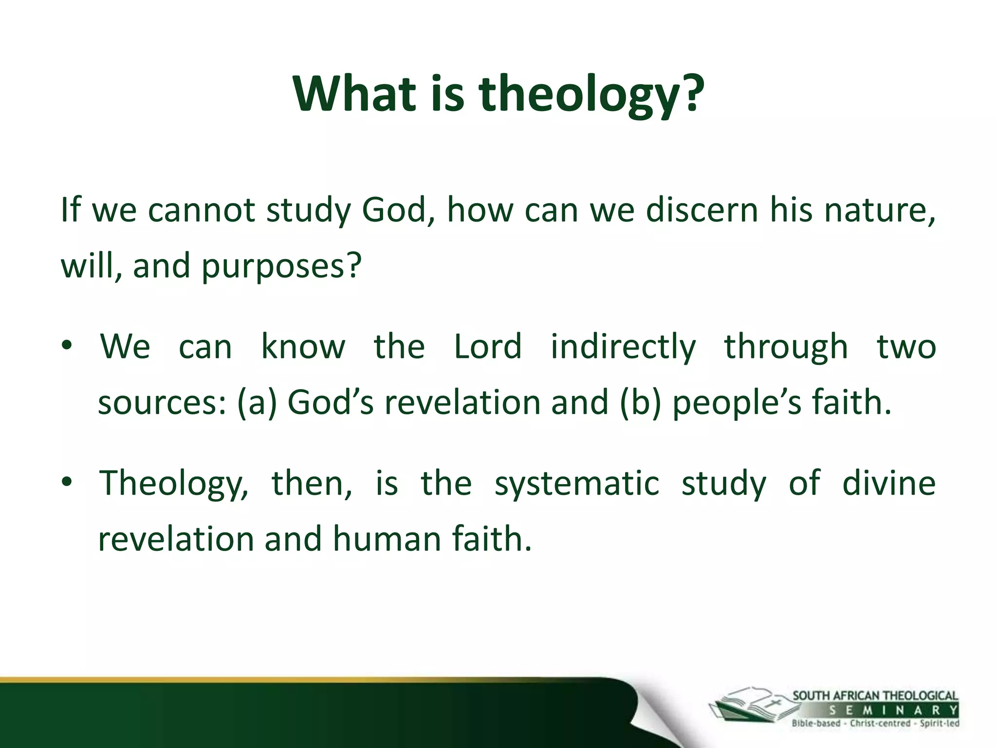 Introduction to Theology | PPTX