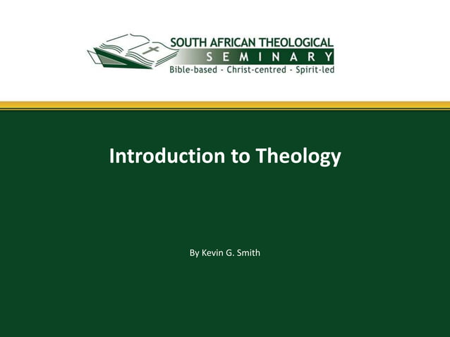Introduction to Theology | PPTX