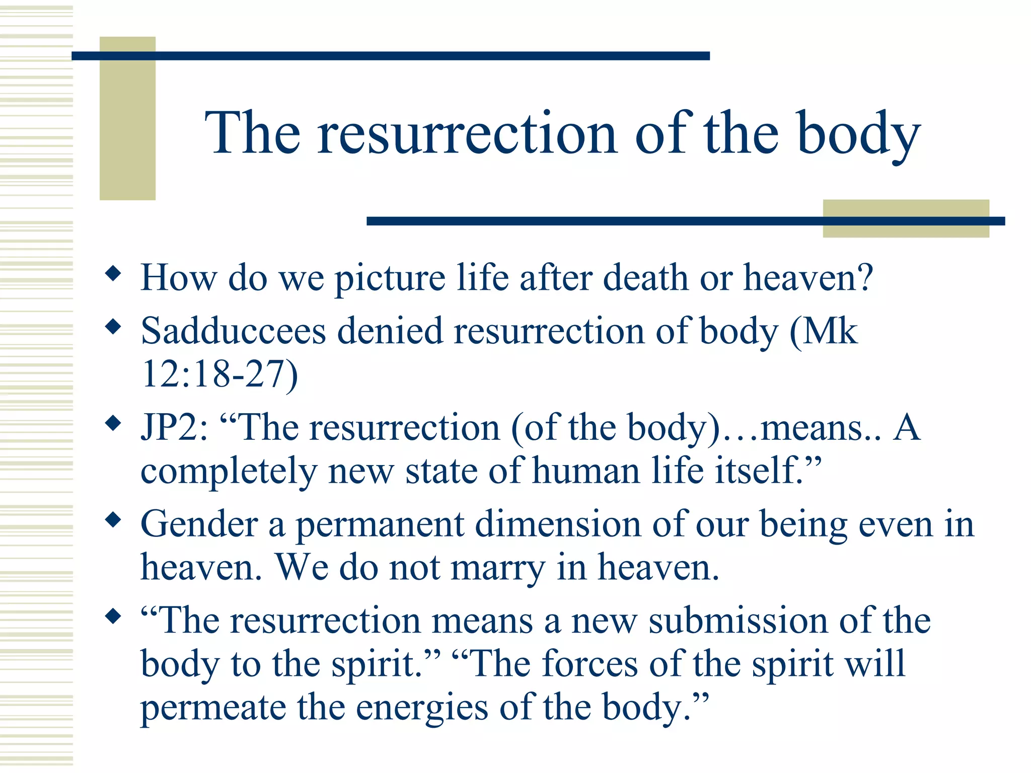 Introduction To Theology Of The Body | PPT