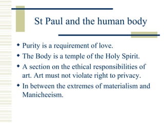 Introduction To Theology Of The Body | PPT