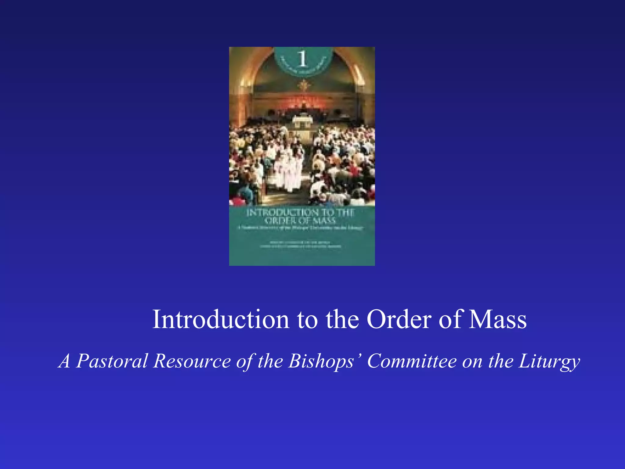 Introduction to the order of mass | PPT