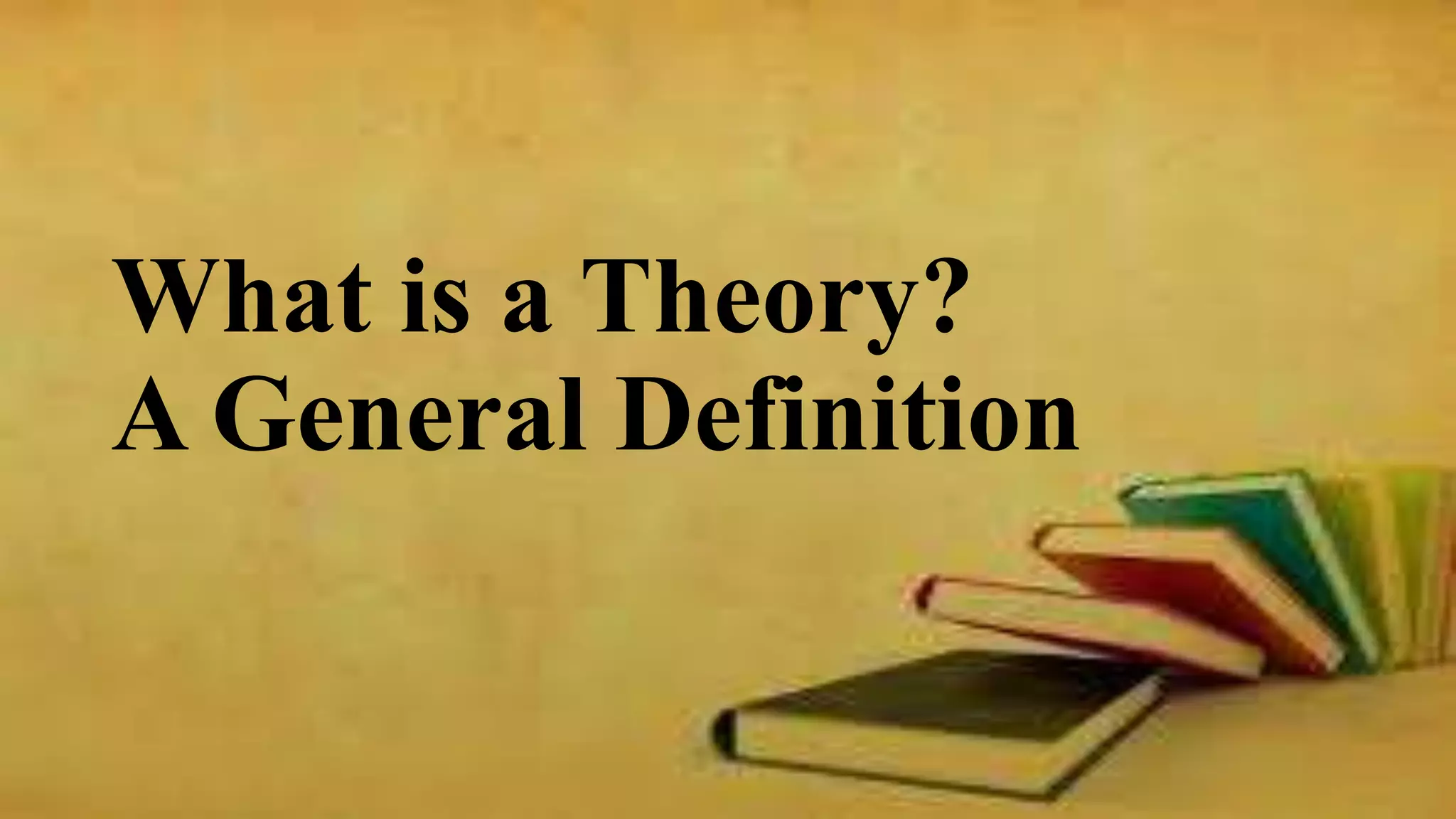 Introduction to Theories and Models | PPTX