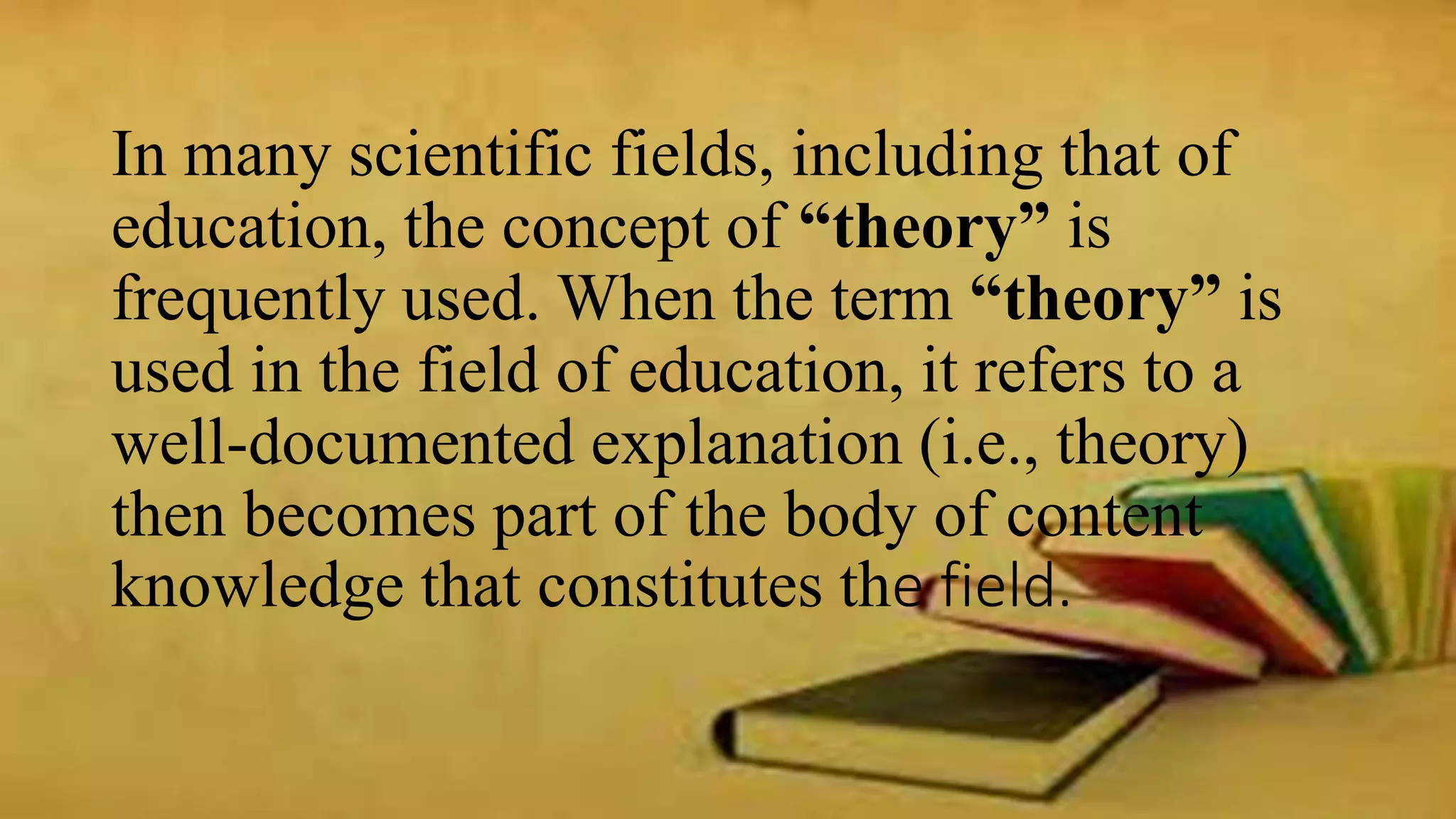 Introduction to Theories and Models | PPTX