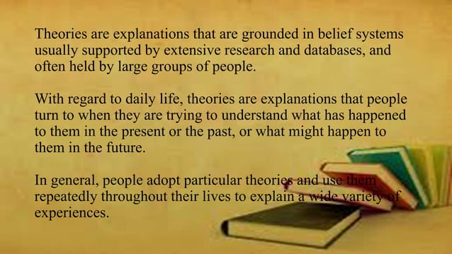 Introduction to Theories and Models | PPTX