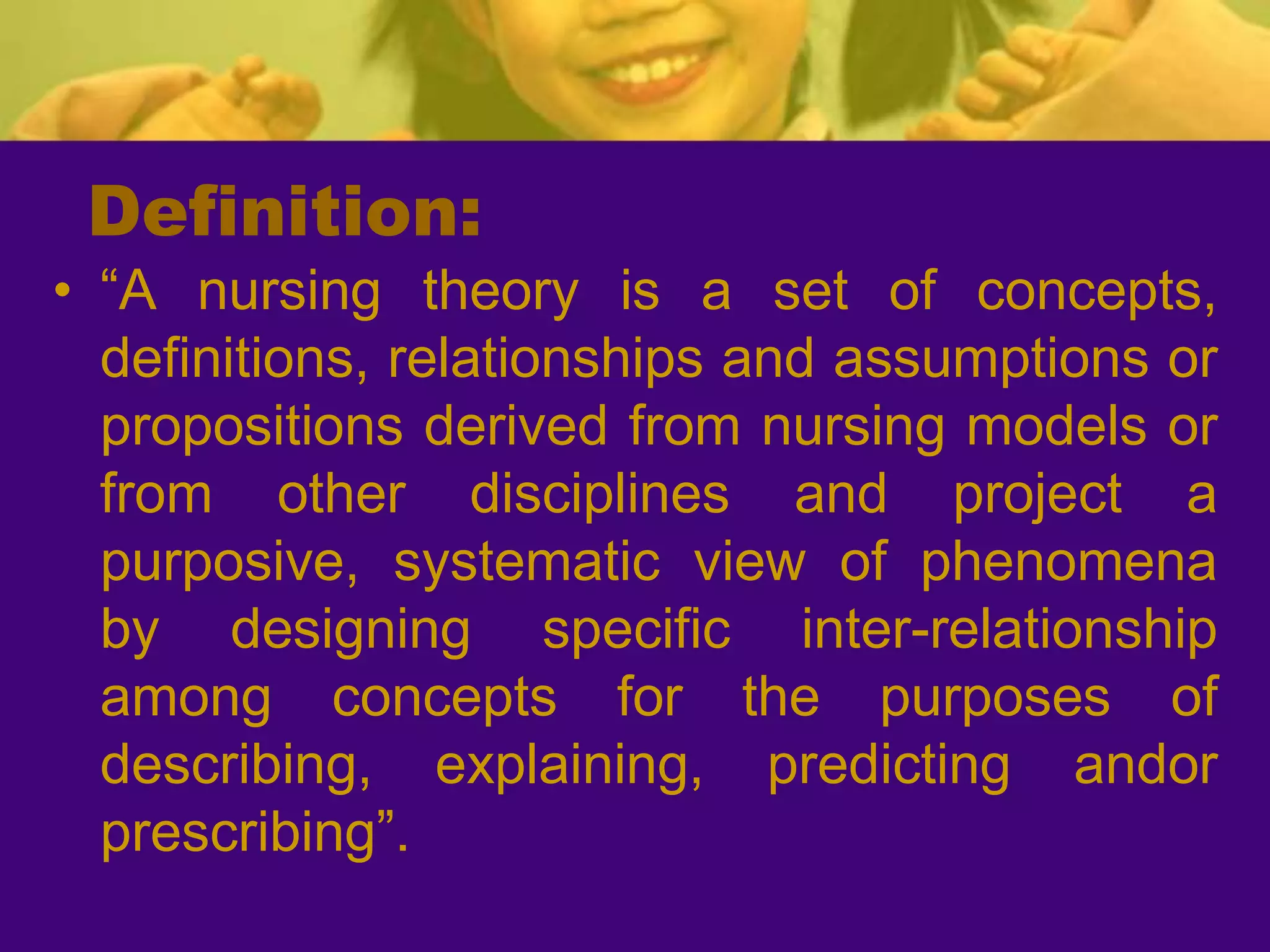 Introduction to theories in nursing | PPTX