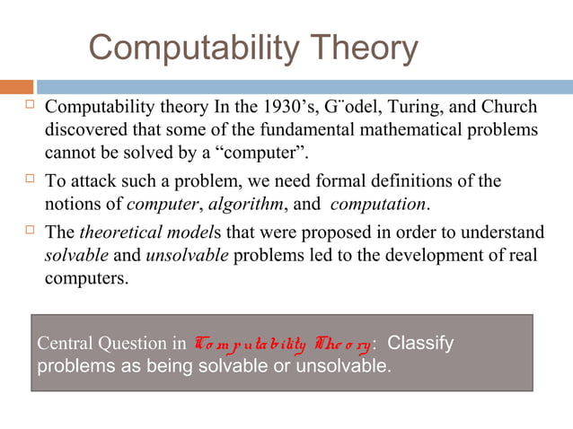 Introduction to theory of computation | PPT | Computing | Technology & Computing