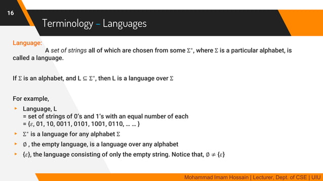 Toc 1 Introduction To Theory Of Computation Pdf Computing