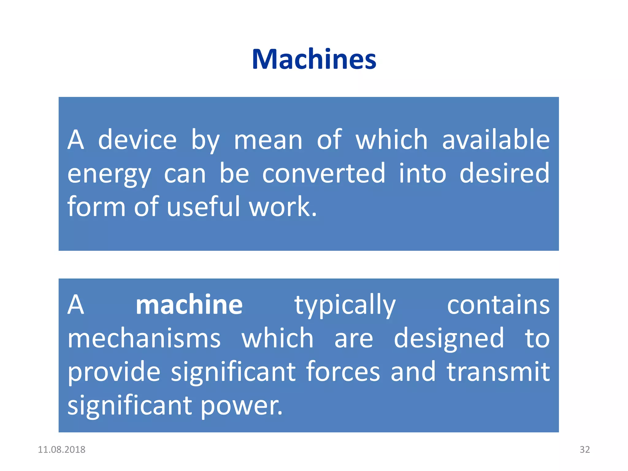 Introduction to theory of machines | PDF