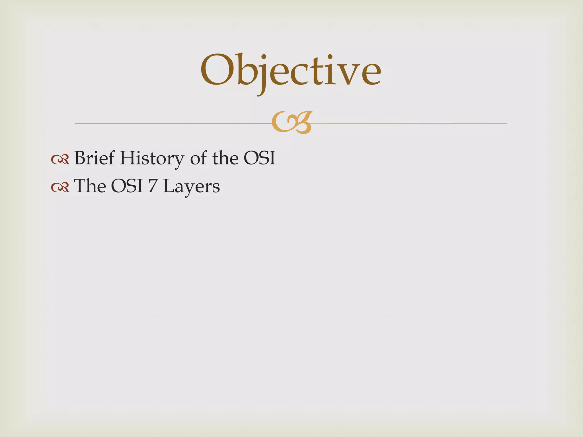 Introduction to the osi 7 layer model | PPTX | Operating Systems | Computer Software and ...