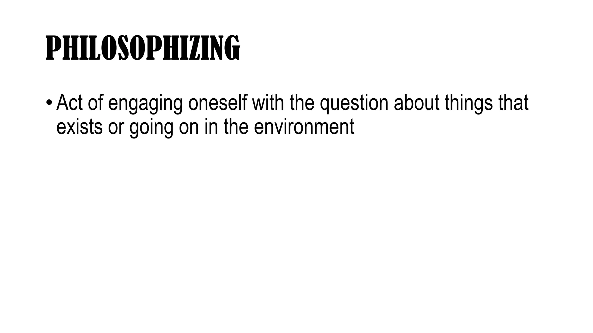 Introduction to the Philosophy of the Human Person - Definition of ...